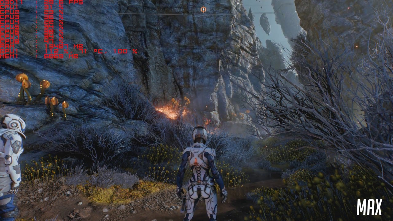 Mass Effect: Andromeda 4K Graphics Comparison and Benchmark GTX 1080 ...