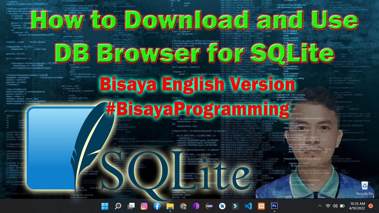 How to download DB Browser for SQLite - Bisaya Programming - YouTube