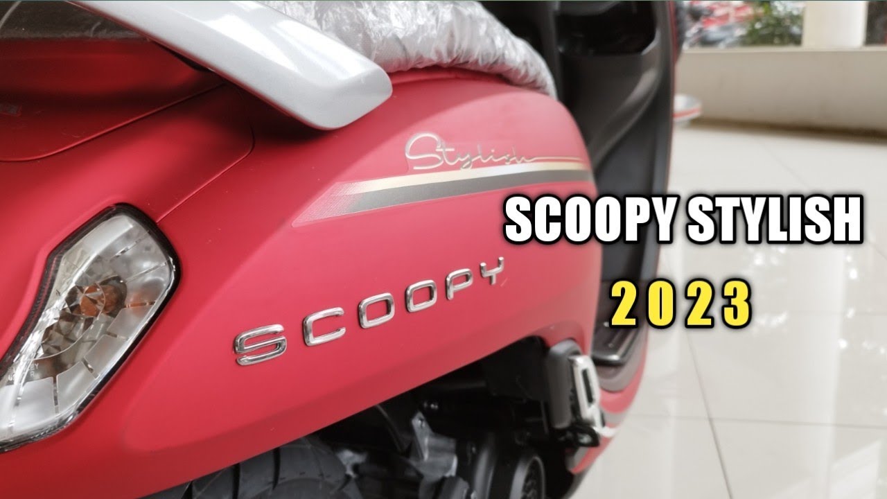 Scoopy Stylish RED 2023. Merah Merona 🔥 - YouTube