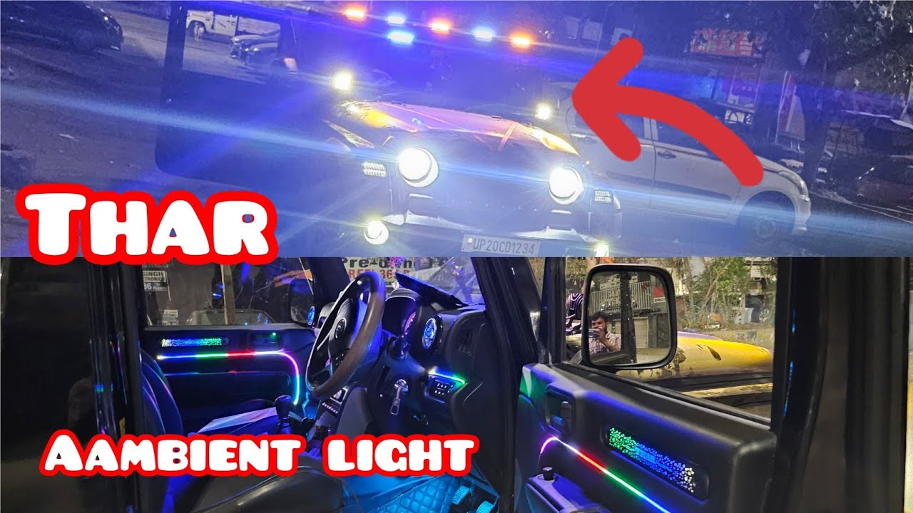 Thar #fully #modified #led light and #police light #ambient light k4 # ...