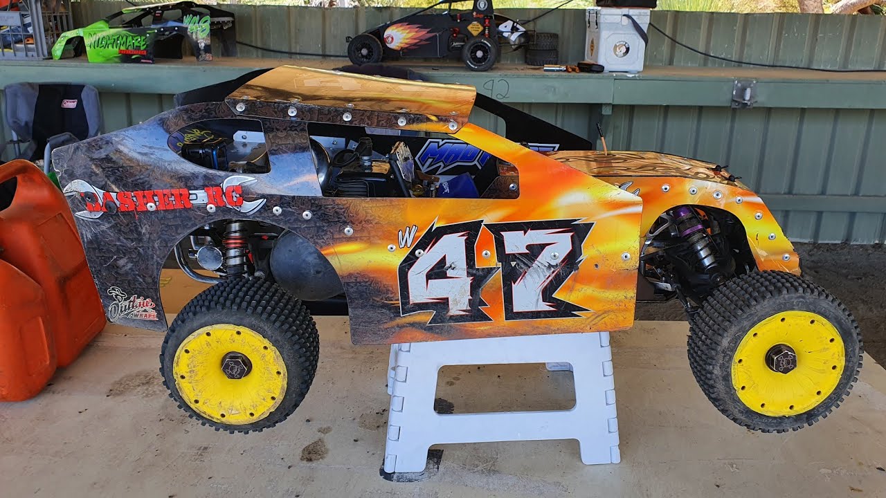 quarterscale speedway race - YouTube