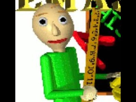 unedited 480p baldi's basics gameplay - YouTube