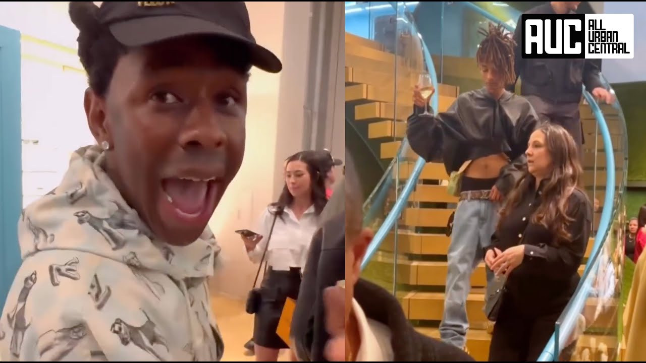 Tyler The Creator & Jaden Smith on Zesty Time At Louis Vuitton Spring ...