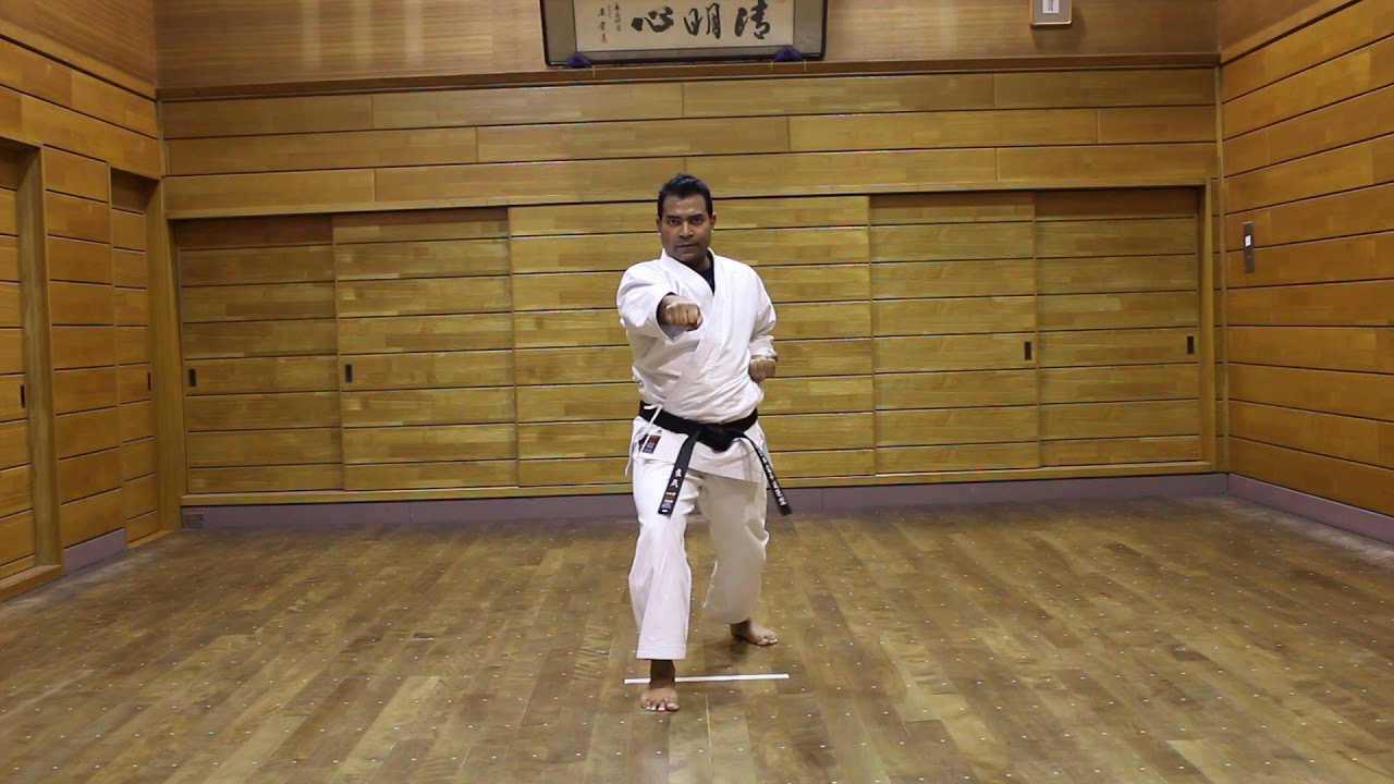 PINAN GODAN ピンアン五段 Front by Raki Sensei - YouTube