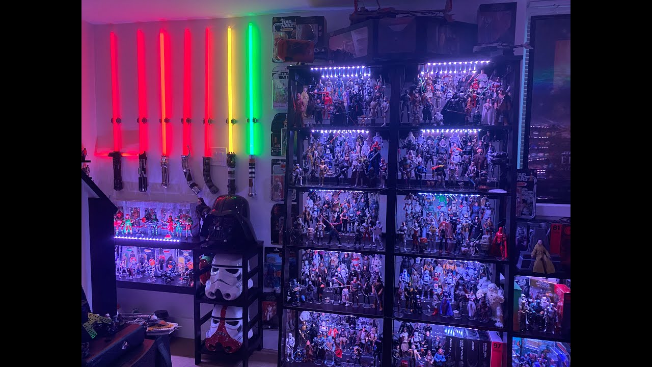 Star Wars Black Series Collection Display - YouTube