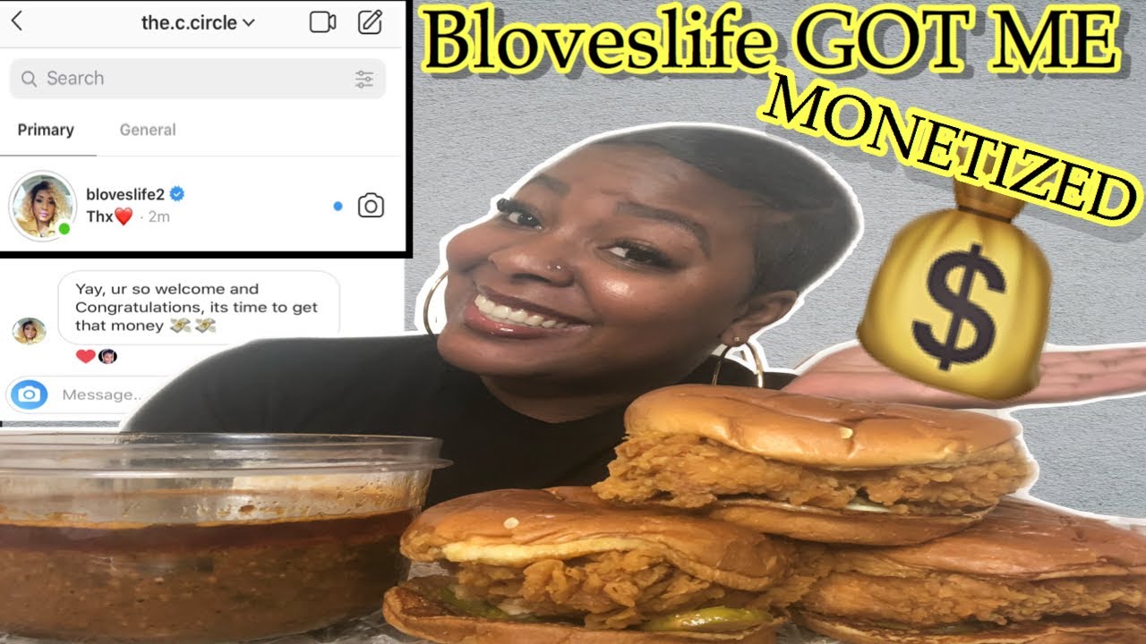 #Bloveslife GOT MY YOUTUBE CHANNEL MONETIZED + POPEYES CHICKEN SANDWICH ...