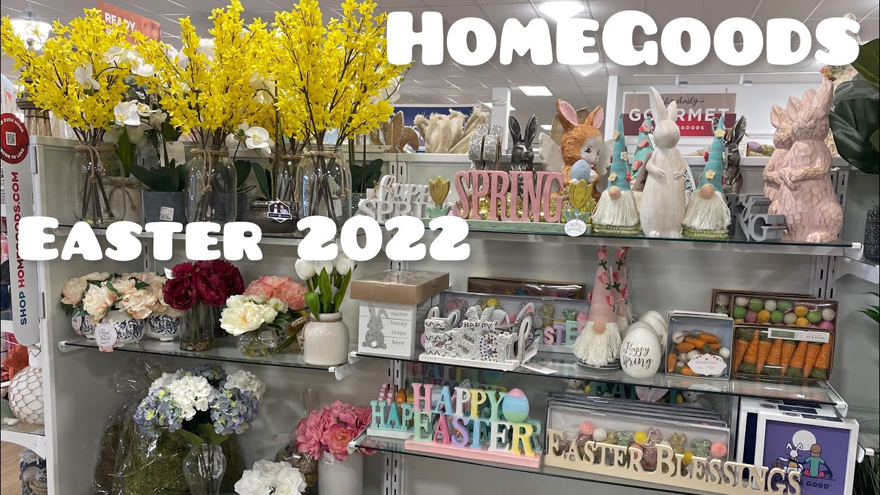 Easter 2022 Home-decor ~ Home Goods ~ Shop With Me - YouTube