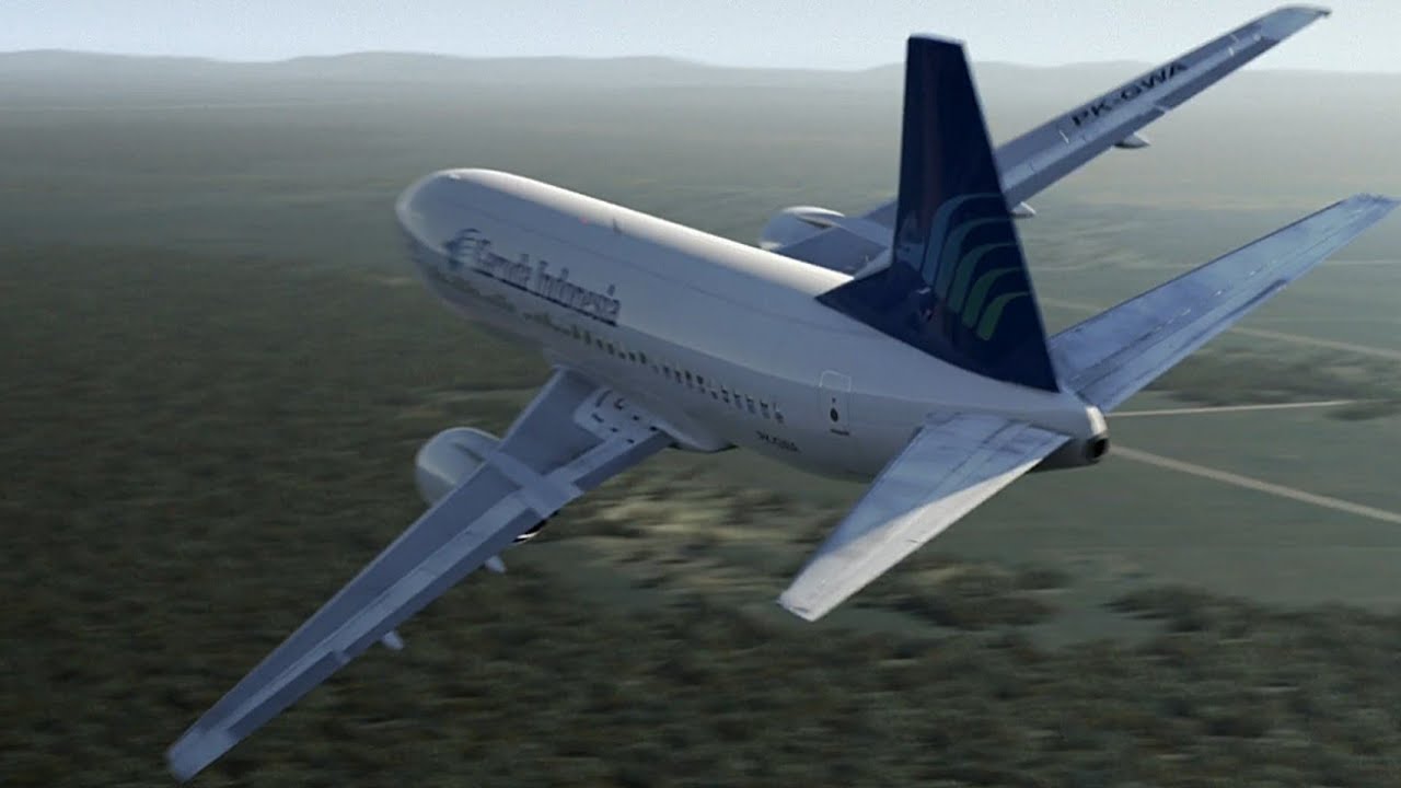 Garuda Indonesia Flight 421 - Ditching Animation - YouTube