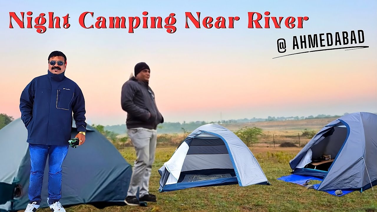 Boys Camping Nr. Vatrak River Side Kheda | Cooking And Bonfire In ...