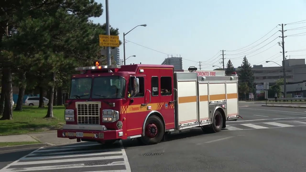 Toronto Fire Alarm Response 50 Tuxedo Court - YouTube