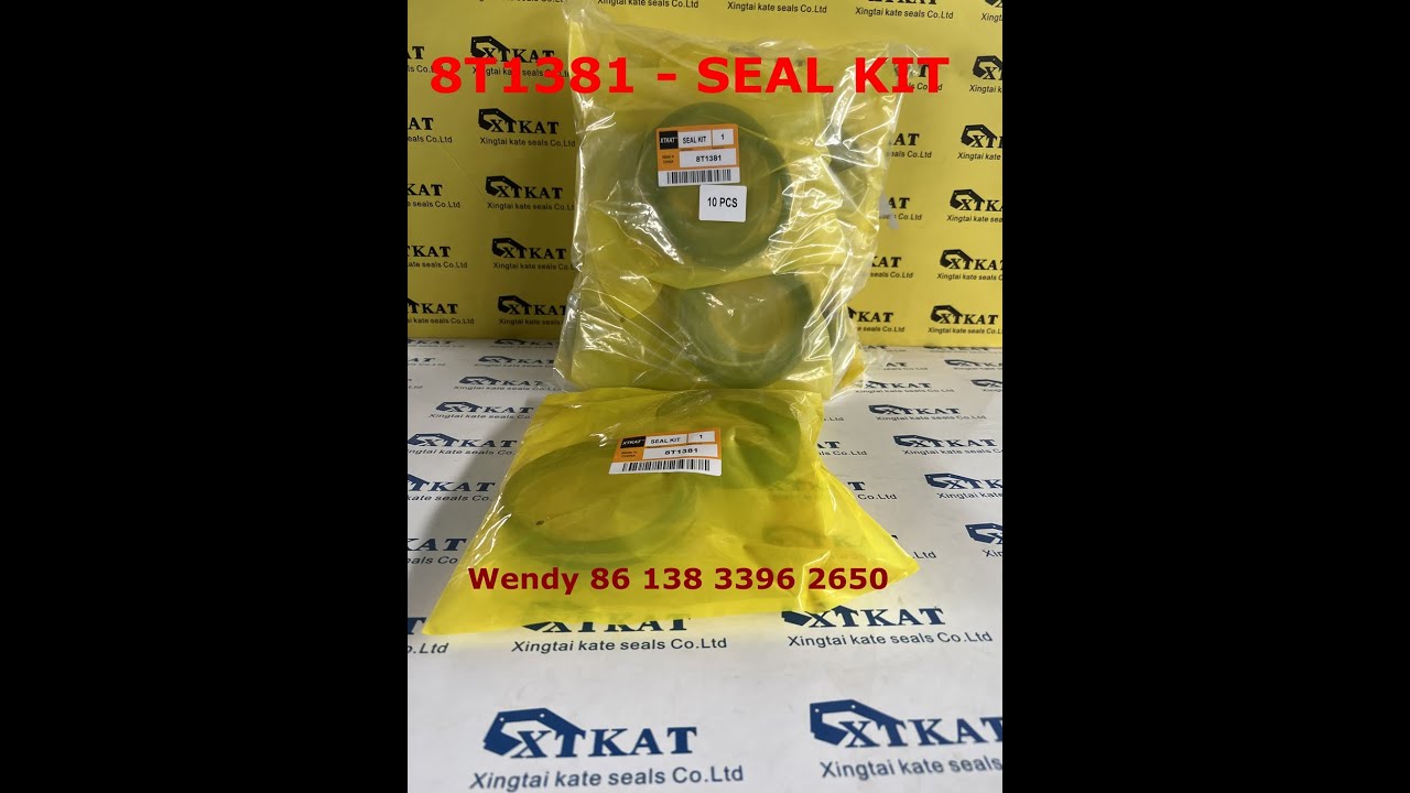8T-1381 KIT-HYD CYLINDER SEAL 8T1381 - Caterpillar - YouTube