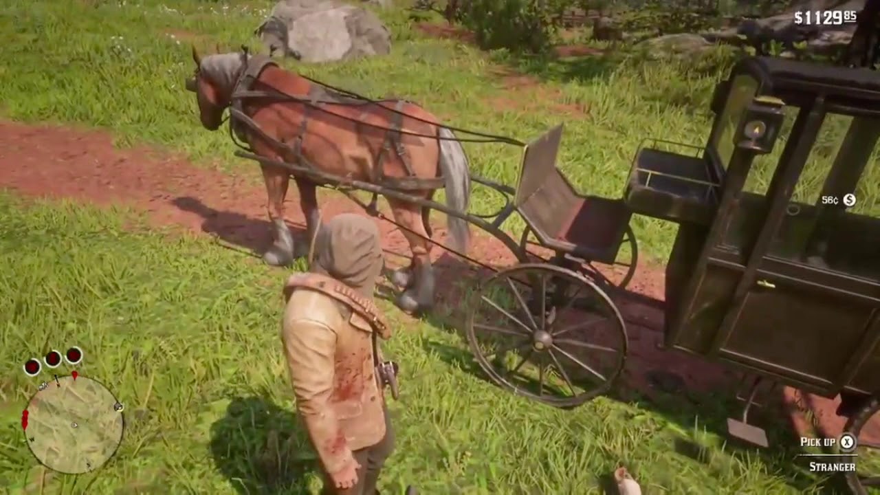 RDR2 Robbing a Stage Coach, and dispatching some Lemoyne Raiders! - YouTube
