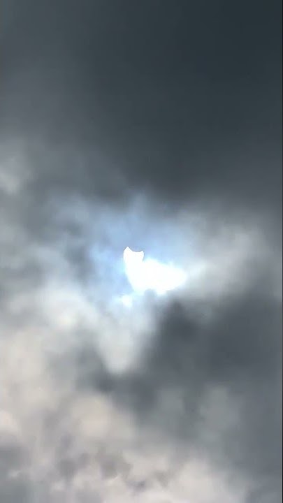 Solar Eclipse 10 June 2021 Seen From The UK - YouTube