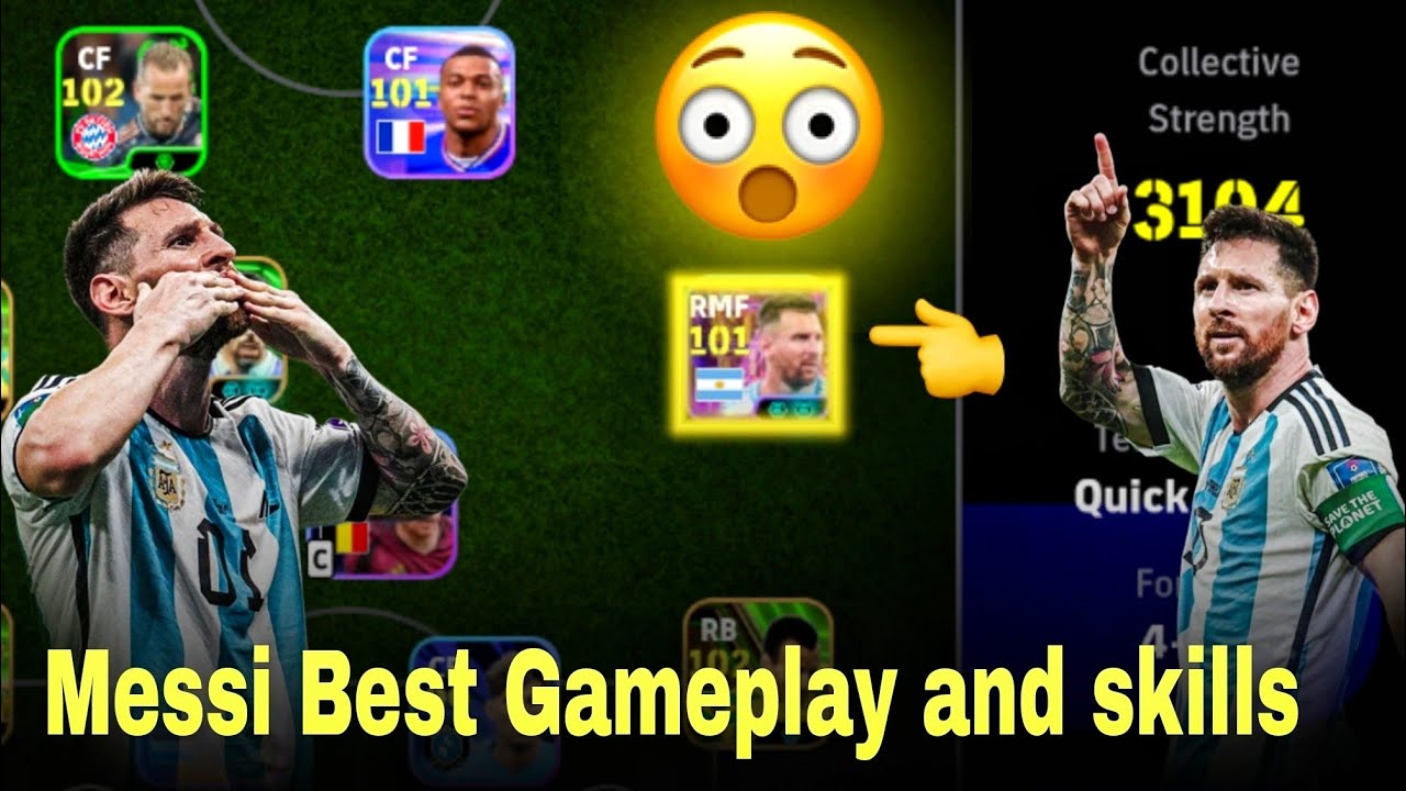 Lionel Messi: Ultimate Skills & Gameplay in eFootball 2024 | Update ...