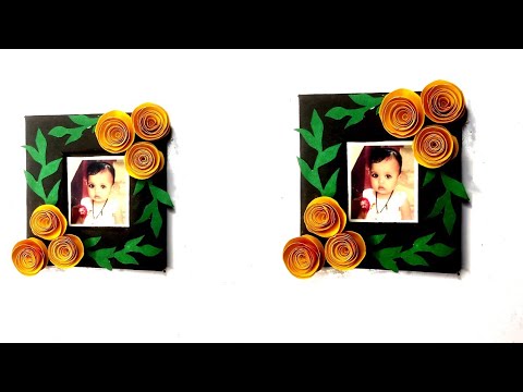 पेपर और कार्डबोर्ड से बनाइए passport size beautiful photo frame 🪟🔥 ...