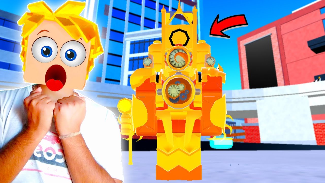 New Titan Clock Man In Toilet Tower Defense | Roblox - YouTube