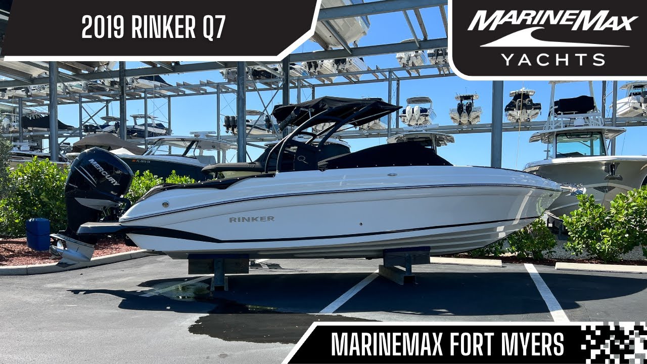 This 2019 Rinker Q7 Has A Built In Blender! Check It Out At MarineMax ...