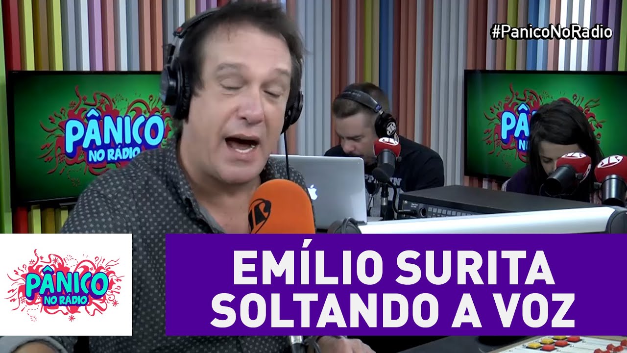 Emilio Surita soltando a voz | Pânico - YouTube