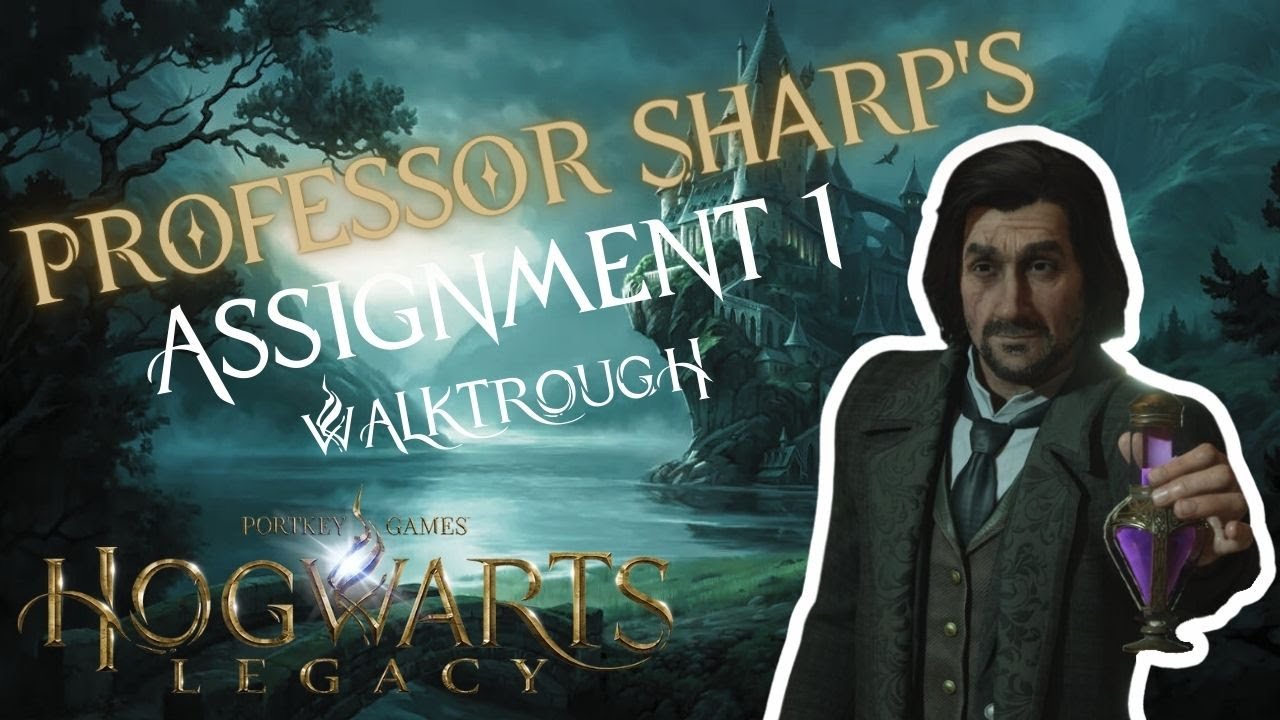 Hogwarts Legacy - Professor's Sharp Assignment 1 (Side Quest) - YouTube