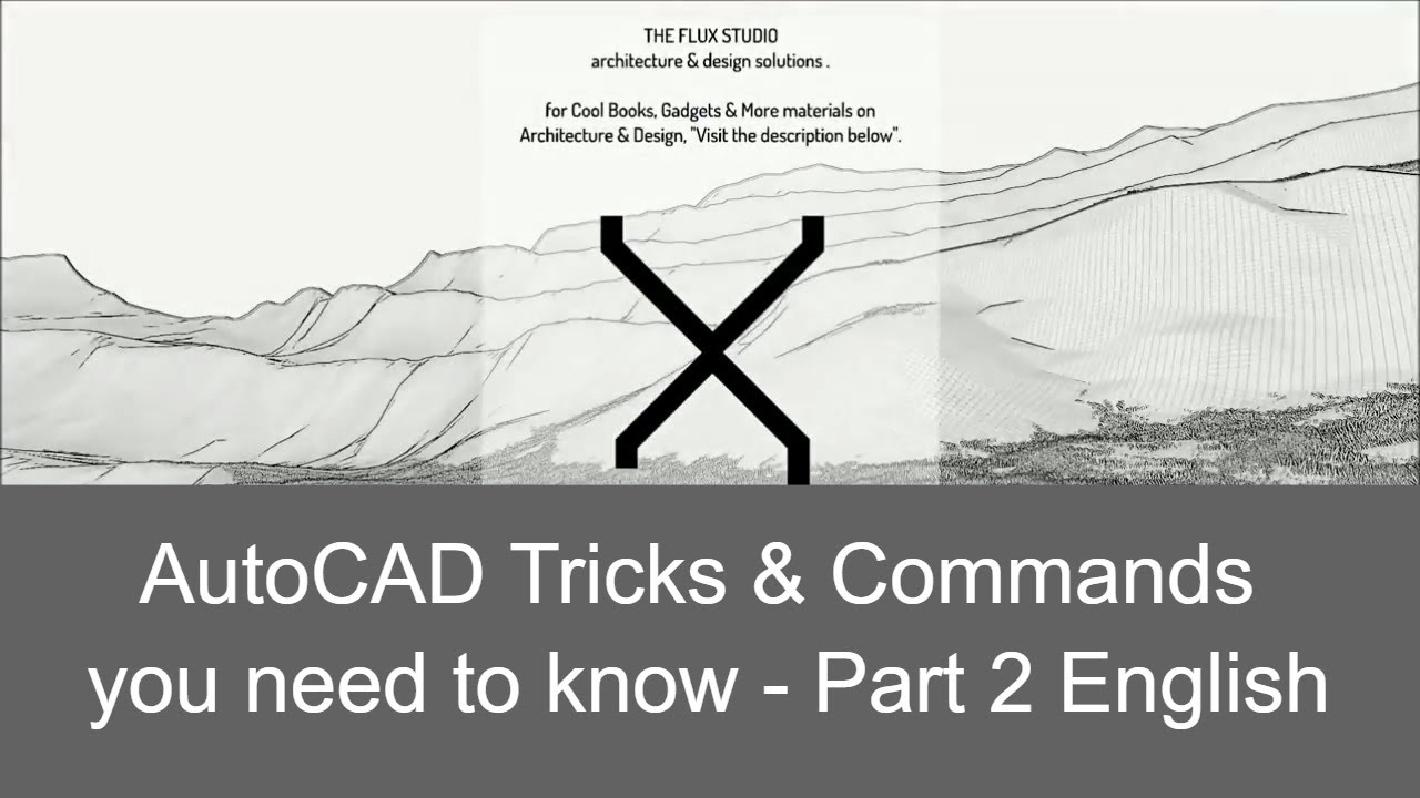 AUTOCAD TRICKS AND COMMANDS YOU NEED TO KNOW- PART 2 English - YouTube