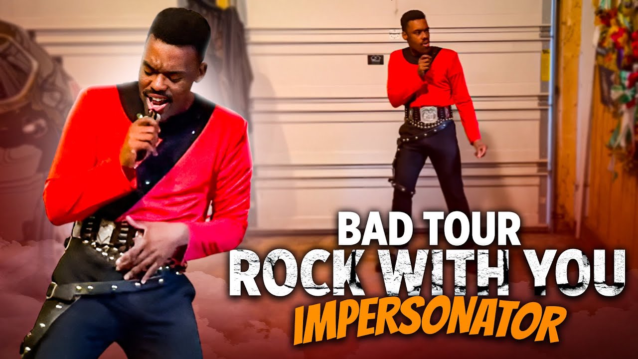 Michael Jackson Rock With You Bad tour (Impersonator) - YouTube