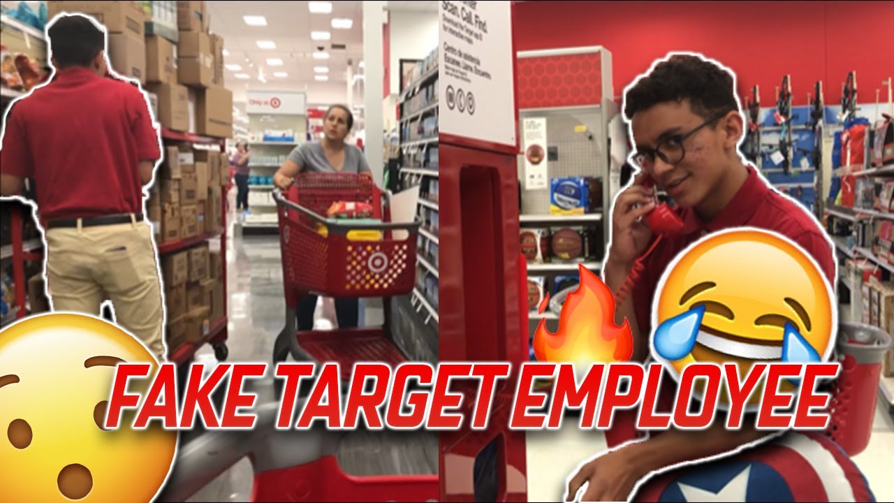 FAKE Target EMPLOYEE PRANK! - YouTube