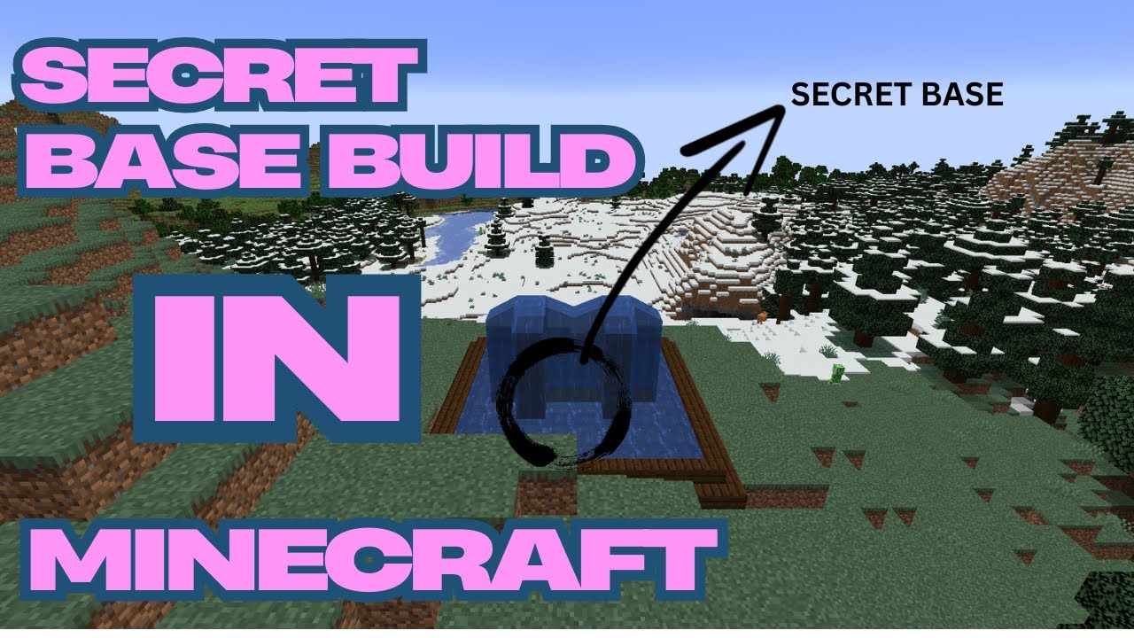 Minecraft Secret Base Build Tutorial Part # 2 - YouTube