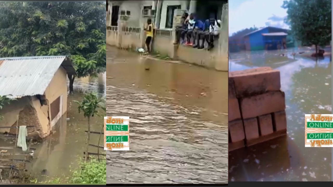 Akosombo Dam Spillage: Locals at Mepe, other towns displaced as ...