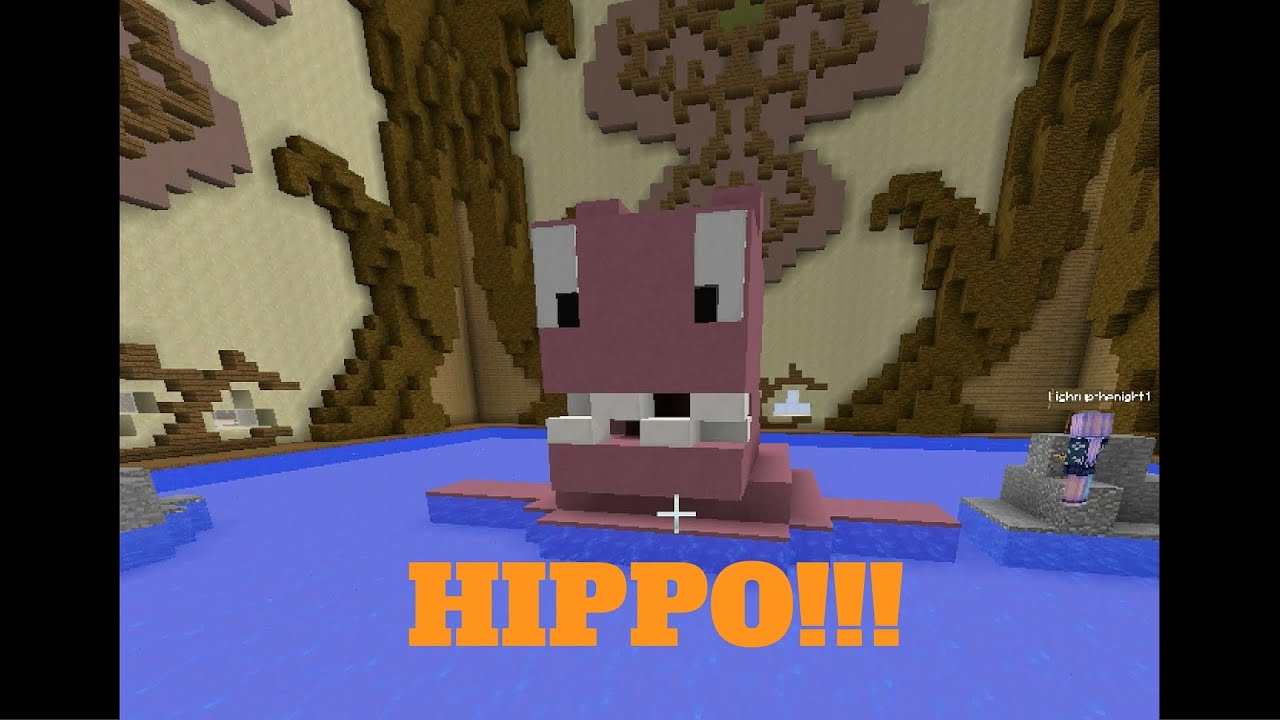 HIPPO! - Minecraft Build Battles w/ Lightupthenight1 - YouTube