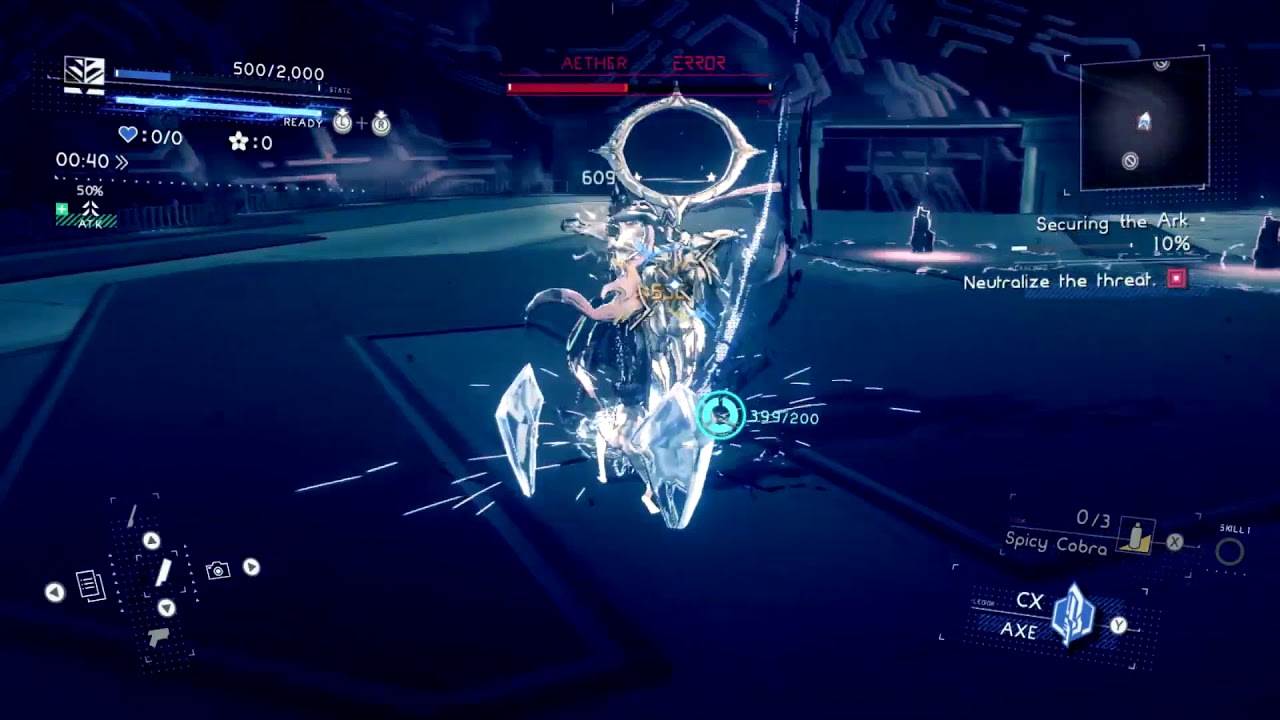 Astral Chain secret boss S+ (Ultimate p) - YouTube
