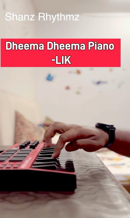 Dheema Dheema song piano | LIK | Tamil instrumental cover #dheema#anirudh#tamilsong#like# ...