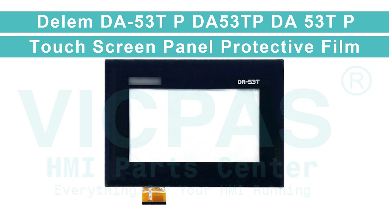 Delem Control DA-53T P DA53TP DA 53T P Touchscreen Film - YouTube