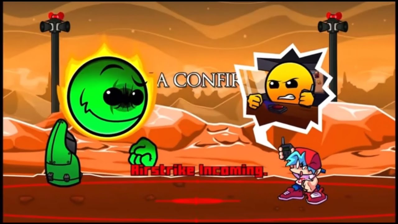 FNF GEOMETRY DASH | FIRE IN THE HOLE! (Area confirmed) FULL WEEK - YouTube