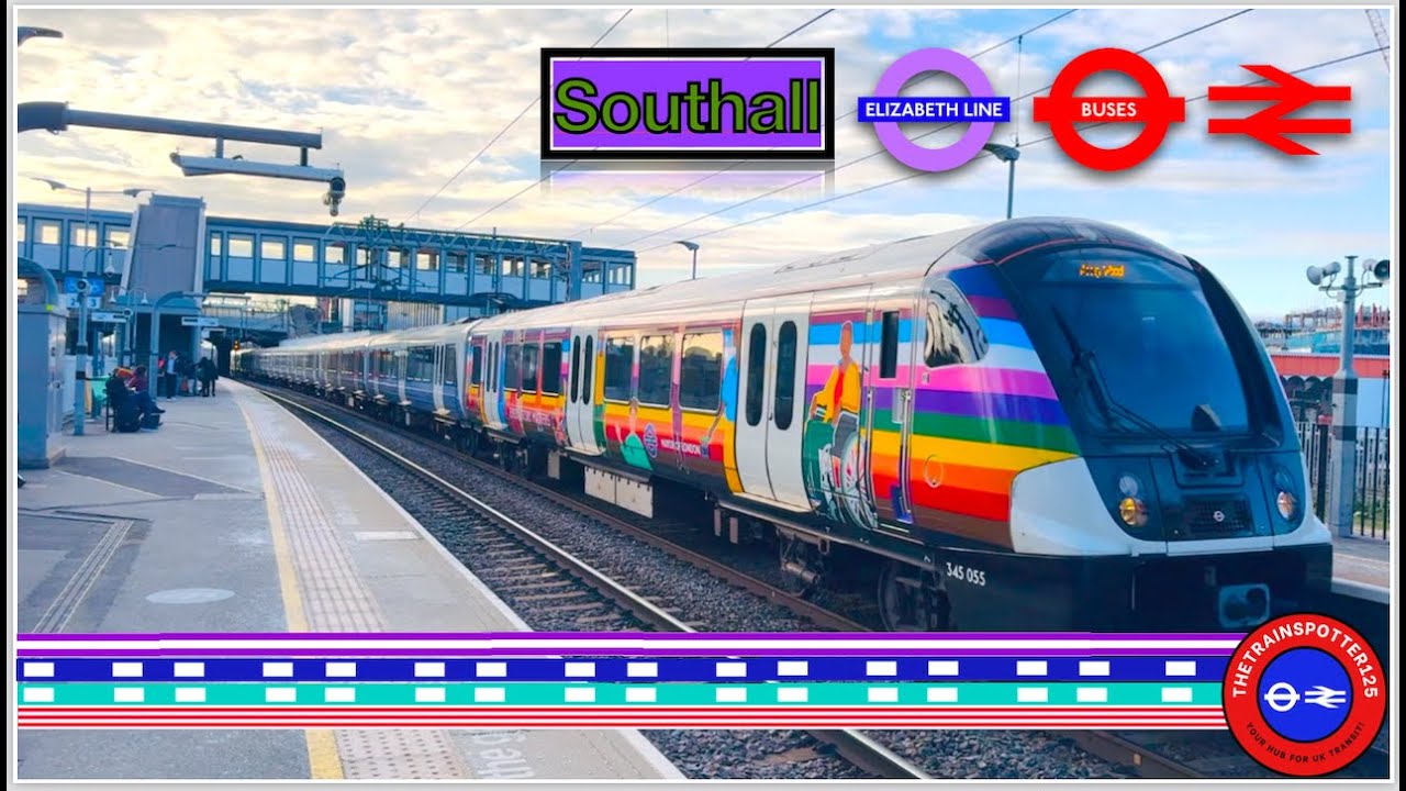 Trains and Buses at Southall Station! [STL] - GWML (27/02/2024) - YouTube
