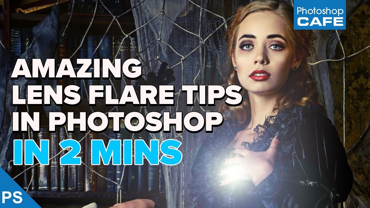 AMAZING LENS FLARE Tips in PHOTOSHOP (in 2 minutes) - YouTube