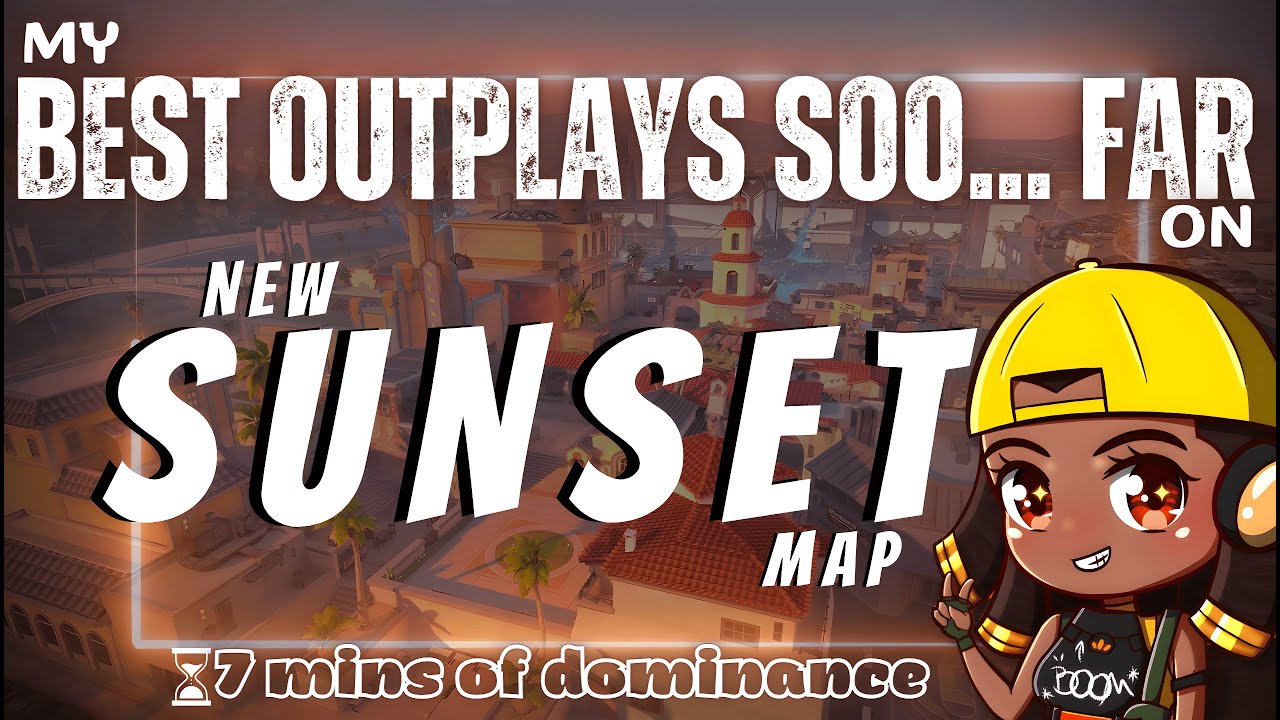Best Sunset 🌅 Map Outplays soo... far in Valorant #raze #sage #sunset ...