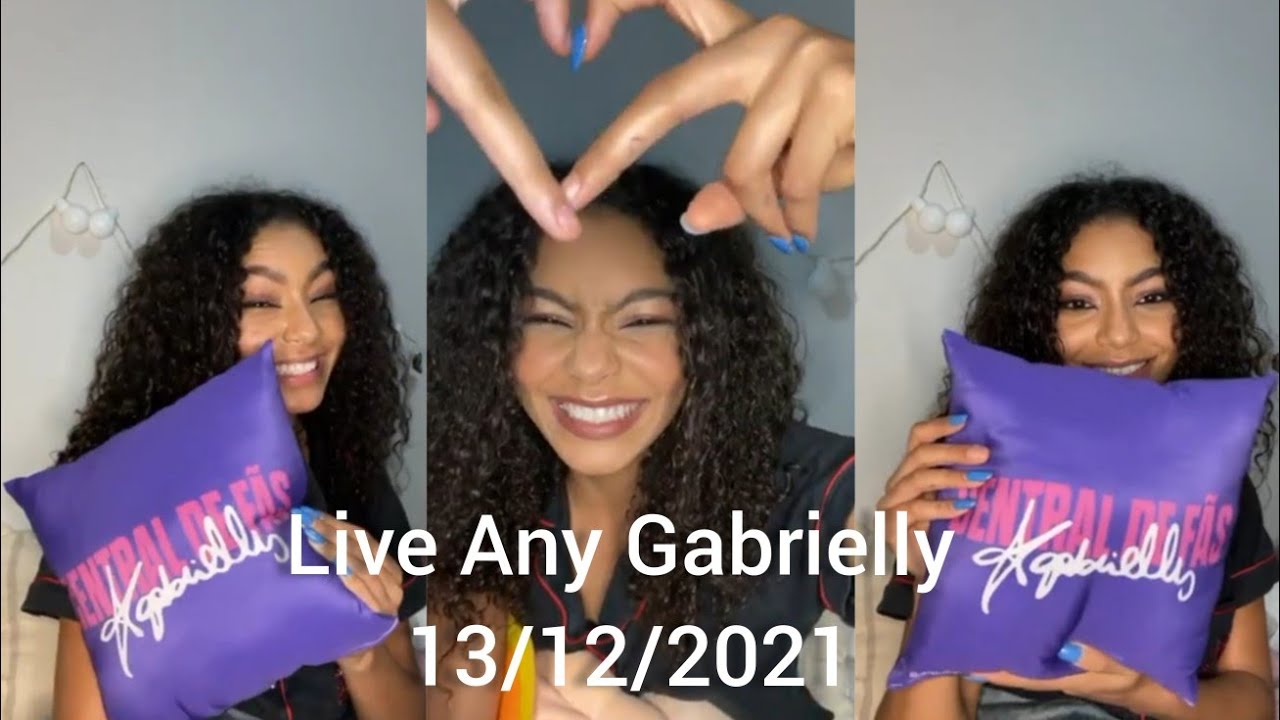 Live Any Gabrielly - 13/12/2021 - YouTube