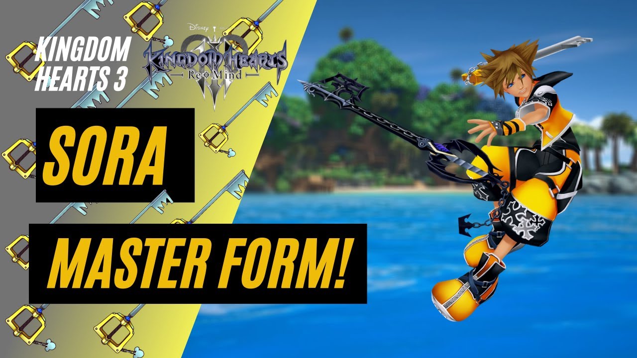 [Kingdom Hearts 3] Master Form Sora MOD Showcase! - YouTube