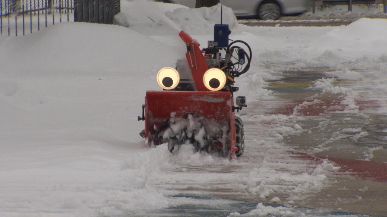 Web Extra: MIT Engineer's Autonomous Snowblower - YouTube
