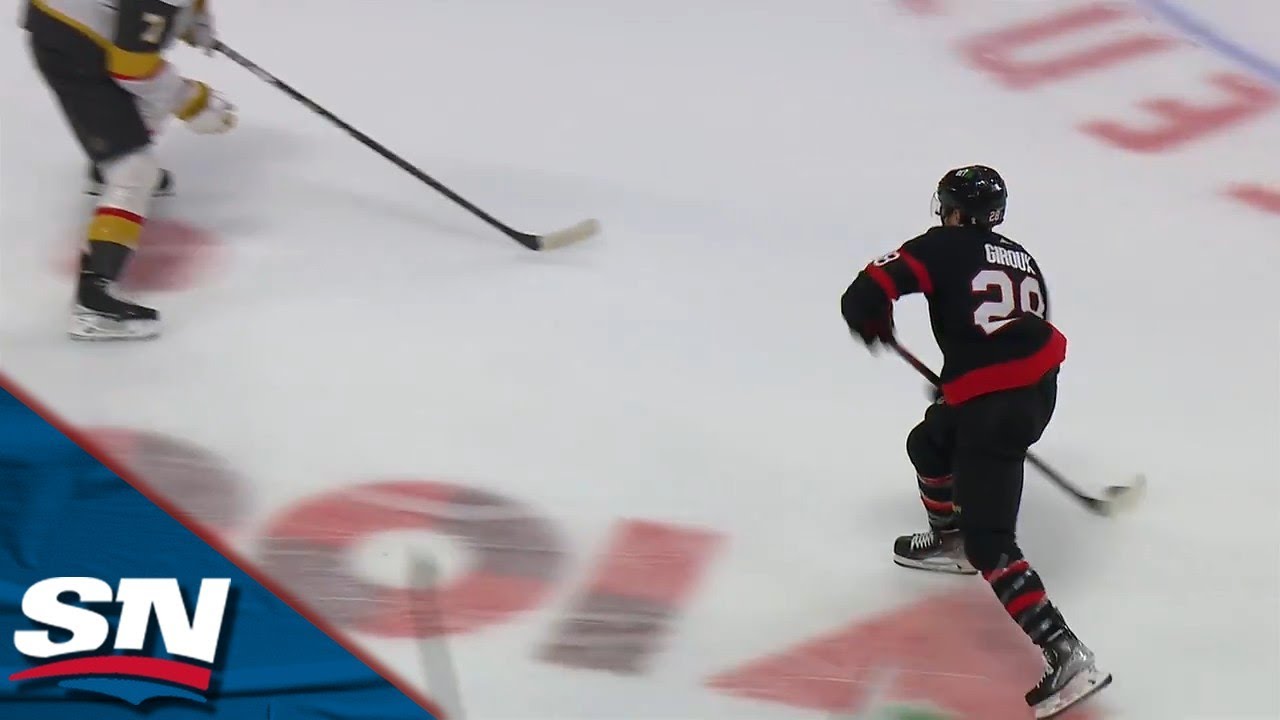 Claude Giroux Scores Bizarre Goal On Dump-In From Centre Ice vs. Golden ...