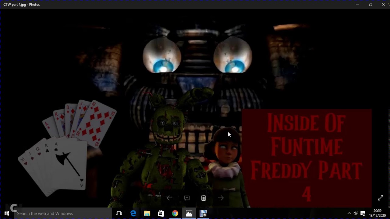 Inside Of Funtime Freddy Part 4 - YouTube