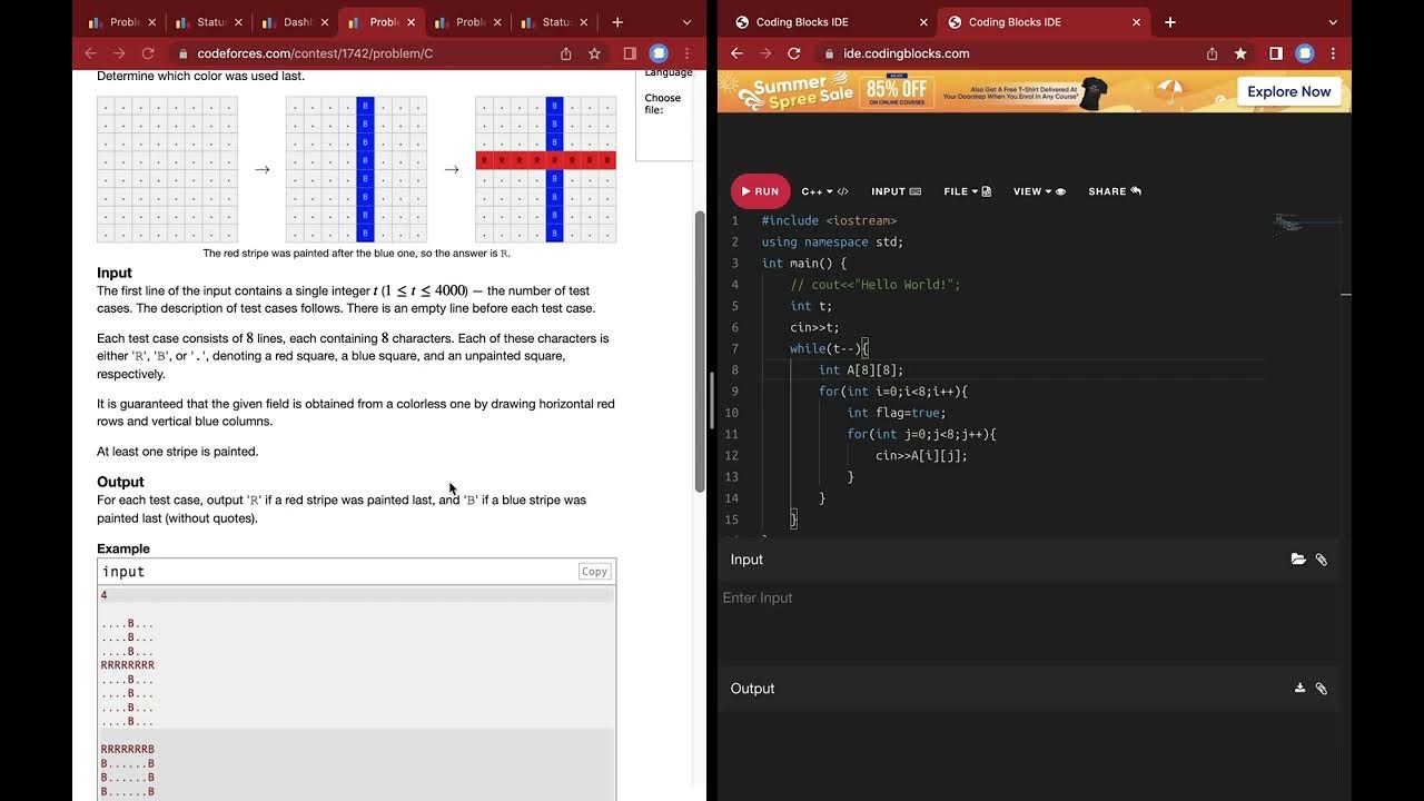 Codeforces Round 827 Div 4 Screencast Part 1 Youtube
