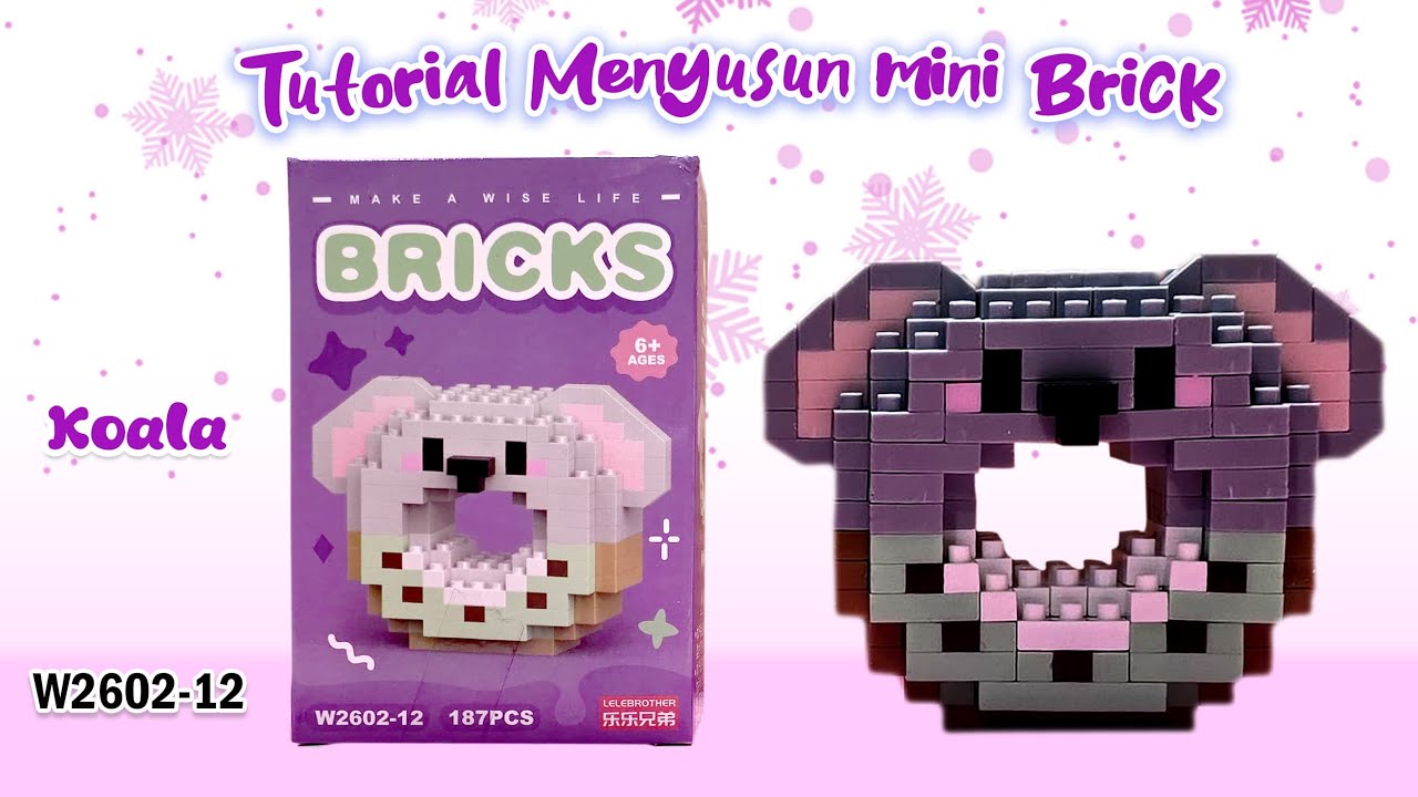 MEMBUAT LEGO MINI BRICKS NANO BLOCKS MAKE A WISE LIFE DONUT SERIES ...