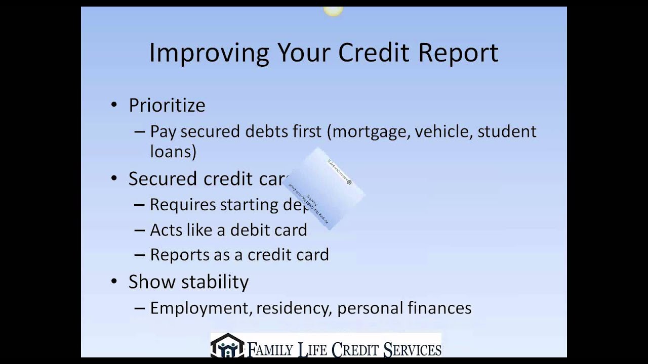 How Can I Repair My Credit Report - YouTube