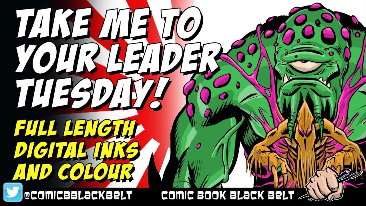 My Alien for - Take Me To Your Leader Tuesday - digital pencil/ink ...