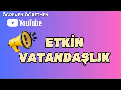 5. SINIF SOSYAL BİLGİLER - Etkin Vatandaşlık