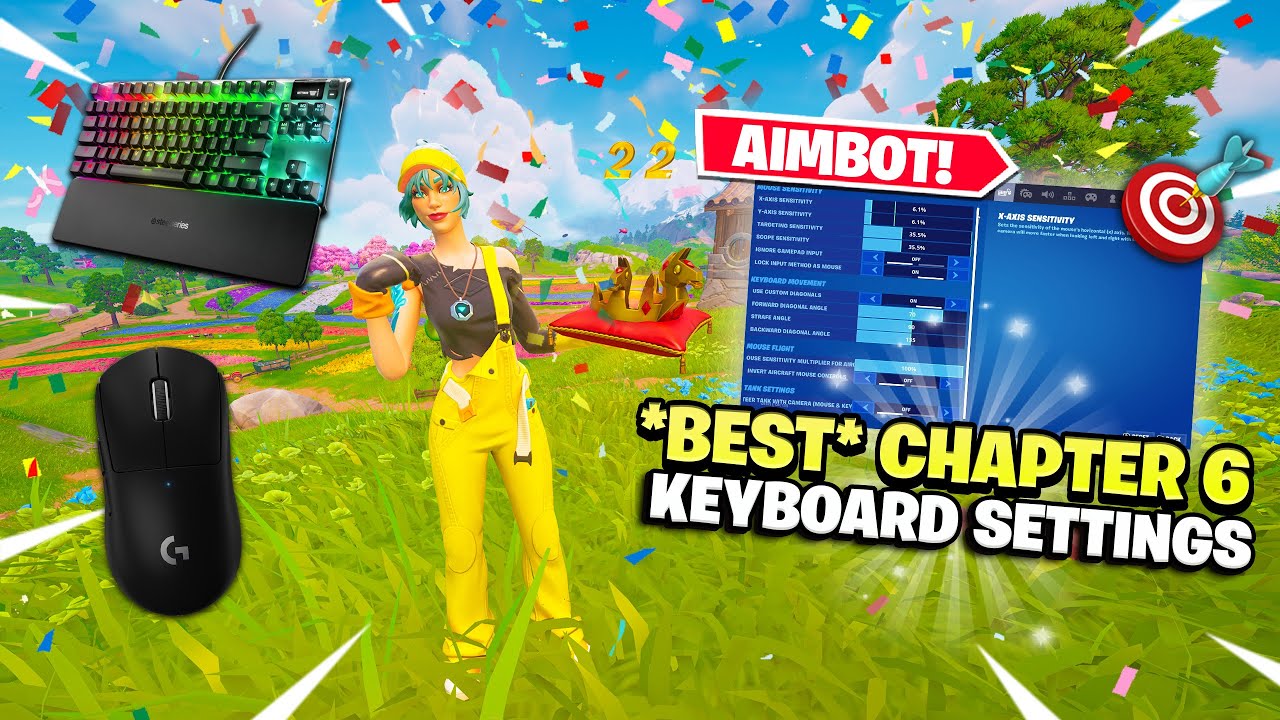 BEST Keyboard & Mouse + Controller Settings for INSANE AIM + FAST EDITS ...