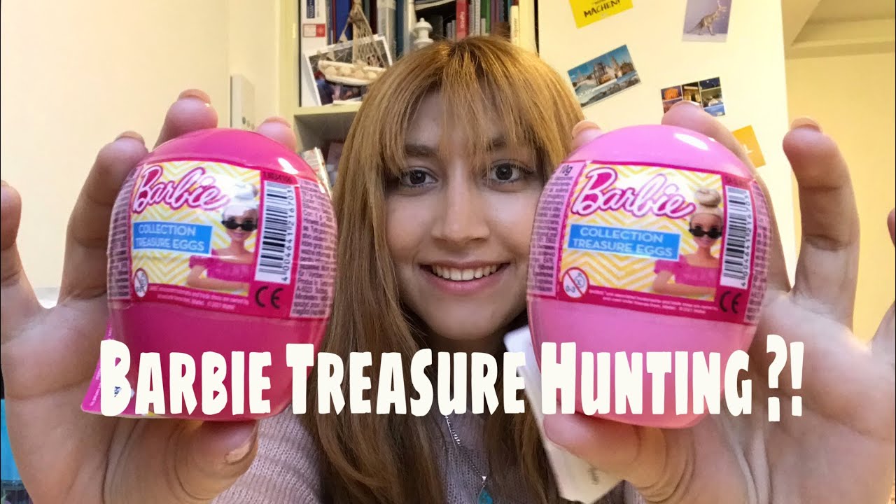 [UNBOXING] Opening Surprise Barbie Treasure Eggs ! #barbie - YouTube