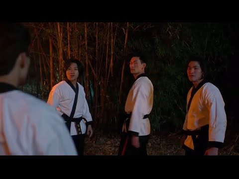 Cobra Kai season 6 kwon vs trio - YouTube