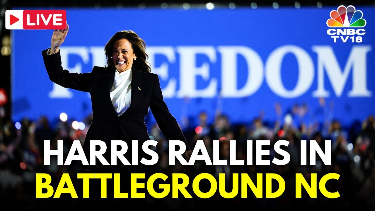 Kamala Harris LIVE: Harris Campaigns in Raleigh, North Carolina ...